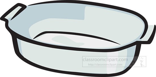 Baking Dish Clipart - Classroom Clip Art