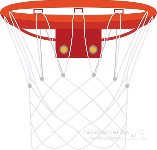 baseketball hoop with net clipart - Classroom Clip Art