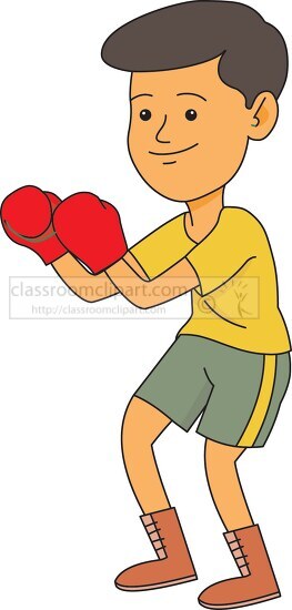 Boxing Clipart-boxing stance
