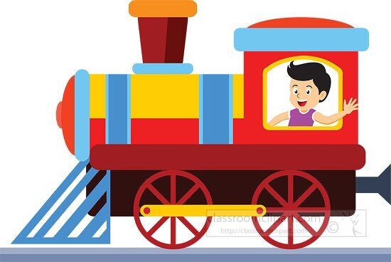 boy-driving-the-train-clipart - Classroom Clipart