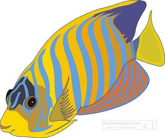 Free brightly colored fish 27 - Classroom Clipart
