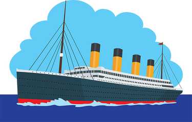 british passenger titanic ship clipart - Classroom Clip Art