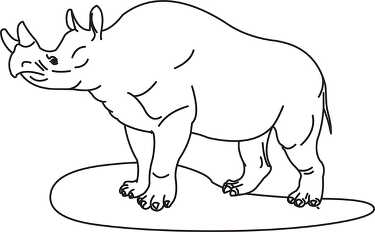 brontop black outline - Classroom Clip Art