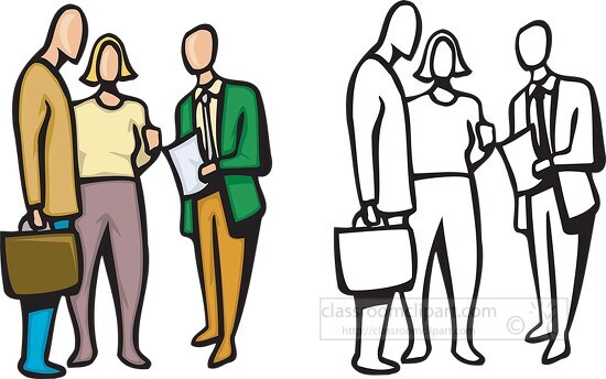 business office people work 357 - Classroom Clip Art