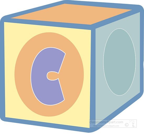 Free C alphabet block clipart - Classroom Clipart