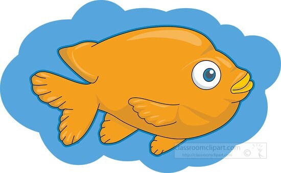 california garibaldi fish - Classroom Clipart