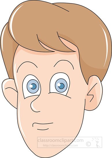 Calm Expression Clipart - Classroom Clip Art