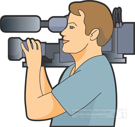 camera man clipart - Classroom Clip Art