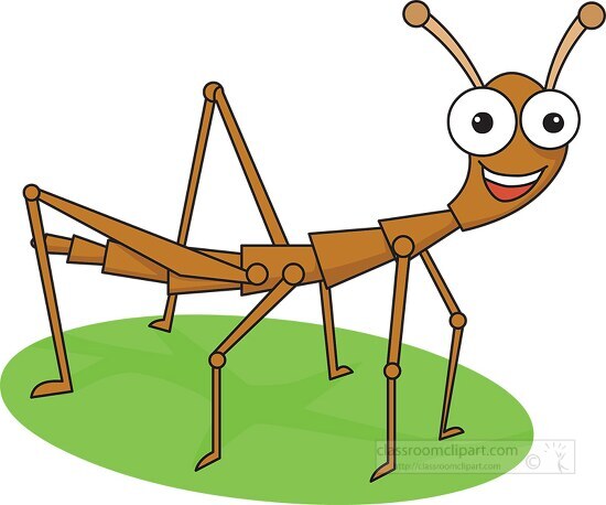 Free cartoon stick insect clipart - Classroom Clipart