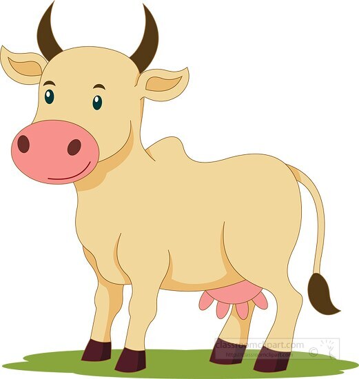 cartoon style cow clipart - Classroom Clip Art