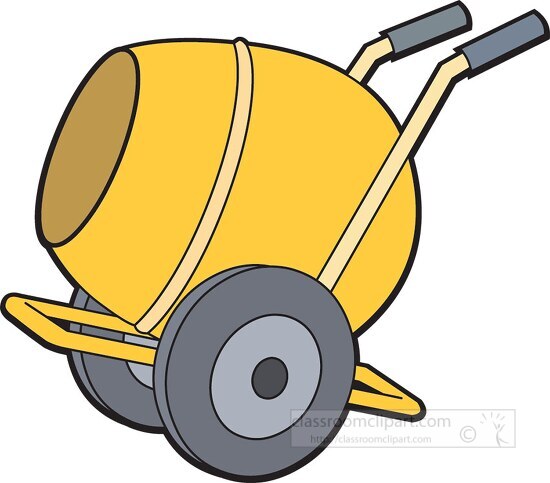 construction equipment cement mixer clipart - Classroom Clip Art