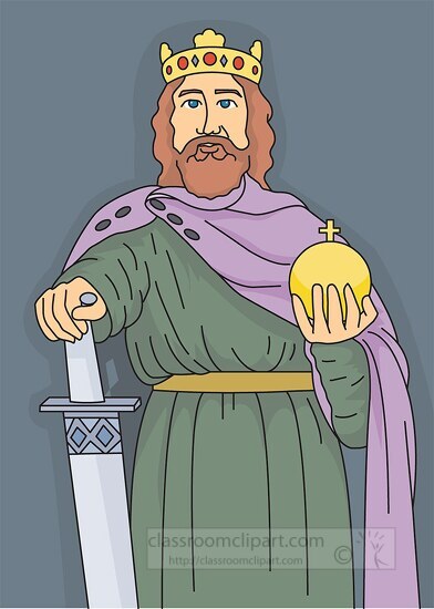 charlemagne Charles the Great Clipart - Classroom Clip Art