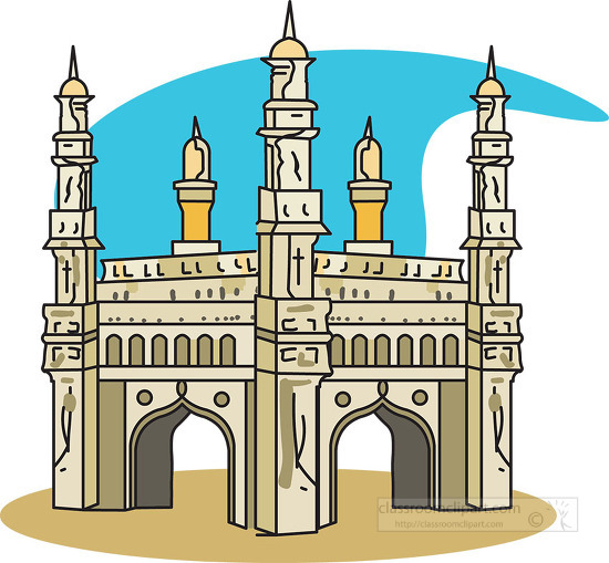 charminar_ga.eps - Classroom Clip Art