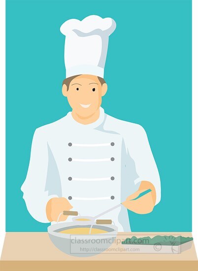 chef cooking clipart - Classroom Clip Art