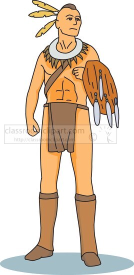 Free chickasaw man - Classroom Clipart