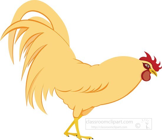 chicken hen on farm - Classroom Clip Art