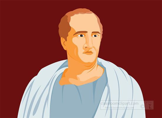 cicero ancient roman emperor clipart - Classroom Clip Art