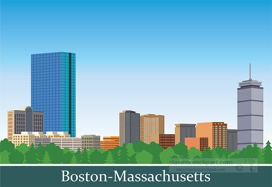 city boston massachusetts clipart - Classroom Clip Art
