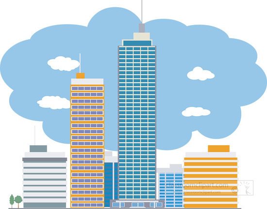 city skyscraper buildings clipart 134 - Classroom Clip Art