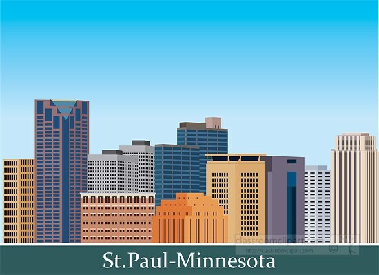 city st paul minnesota clipart - Classroom Clipart