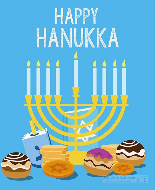 Hanukkah Clipart-clipart jewish holiday hanukkah dreidel gold coins