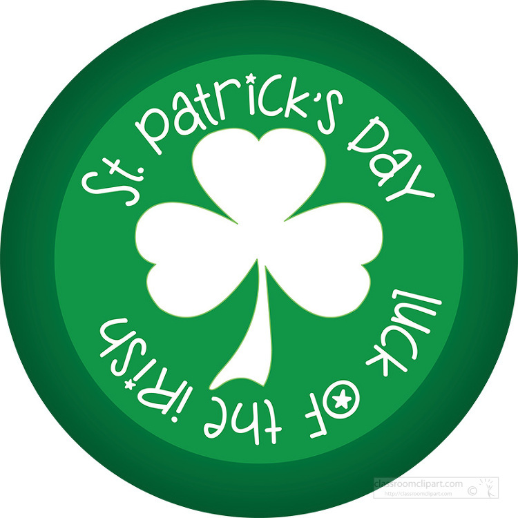 clipart st patricks day luck of the irish 2 - Classroom Clipart