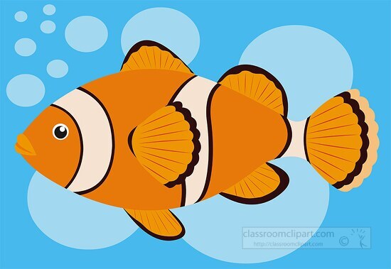 clown fish marine animal clipart 818 - Classroom Clip Art