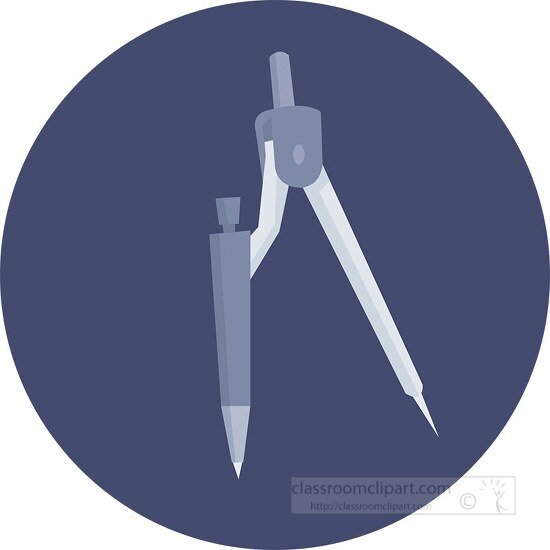 compass math tool icon clipart - Classroom Clip Art