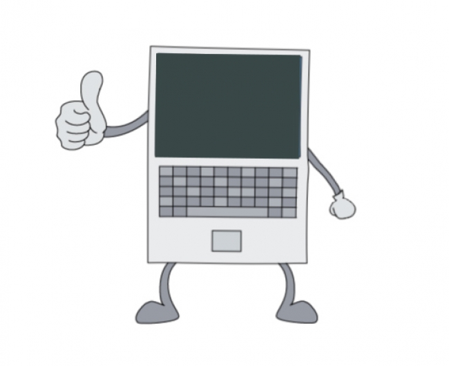 Animated Clipart-computer cartoon animation 2