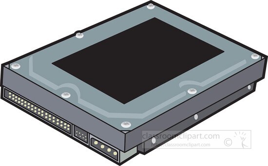 computer hard disc drive - Classroom Clip Art