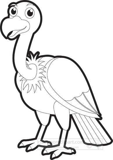 Animal Outline Clipart-condor bird clipart outline cliprt