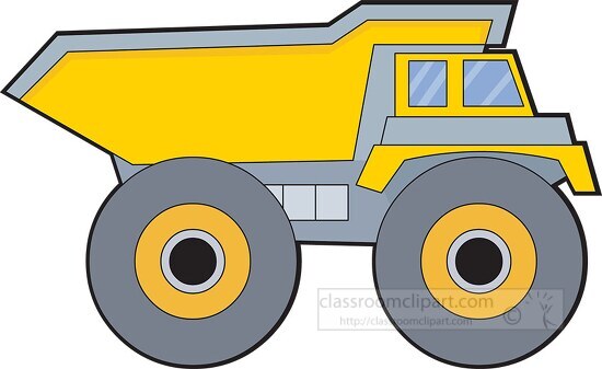 construction dump truck clipart - Classroom Clip Art