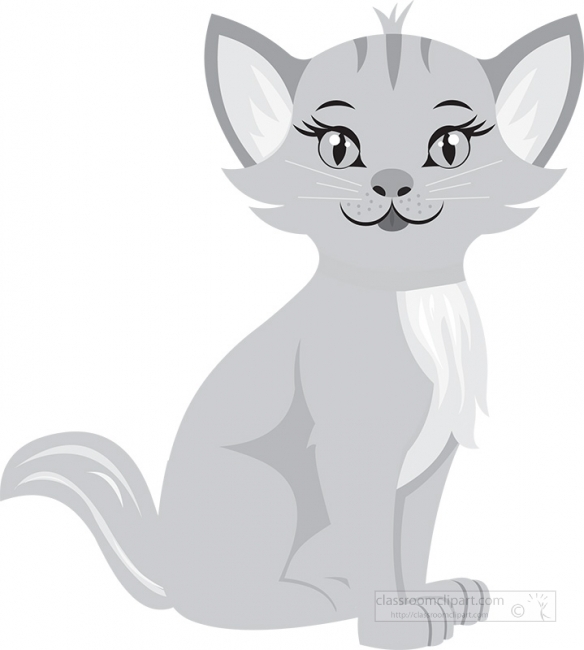 cute cat pet animal educational clip art graphic version 2 - Classroom ...