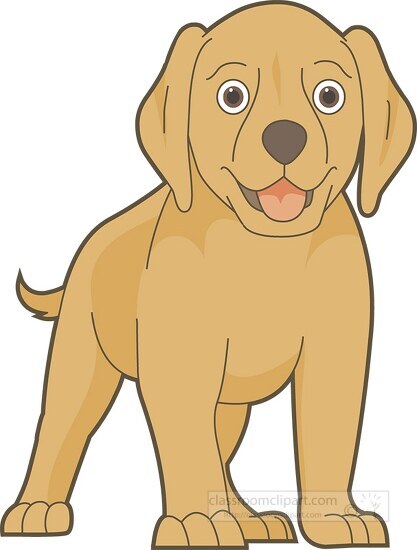 Free dogs yellow labrador - Classroom Clipart