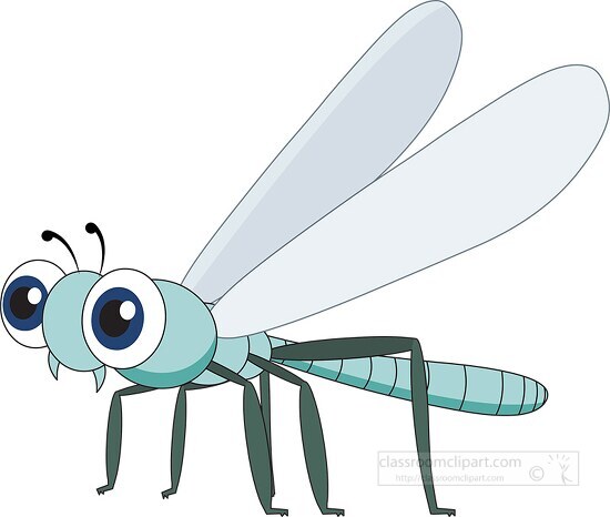 Free Dragonfly Insect Clipart - Classroom Clipart