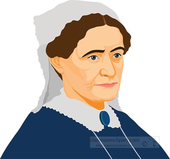 First Ladies Clipart - Eliza Mccardle Johnson First Lady