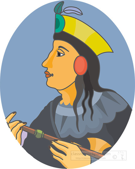 Aztec Mayans Incas Clipart-emperor of peru