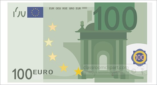 euro french money - Classroom Clip Art