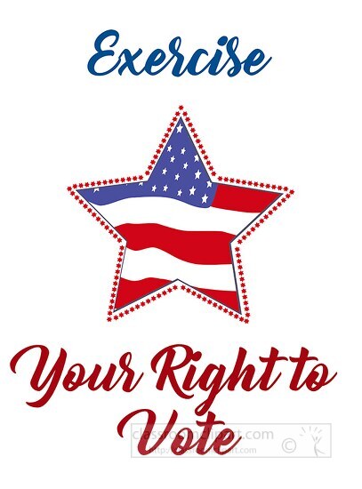 exercise your right to vote - Classroom Clip Art
