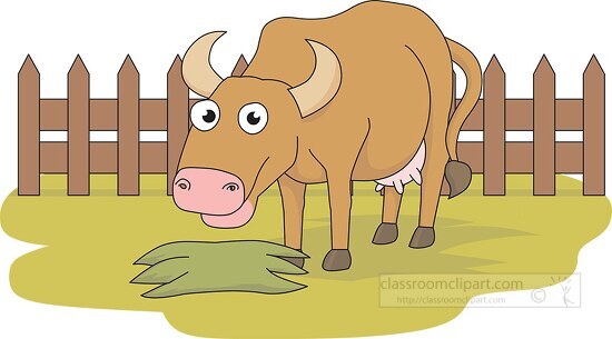 farm animal cow - Classroom Clip Art