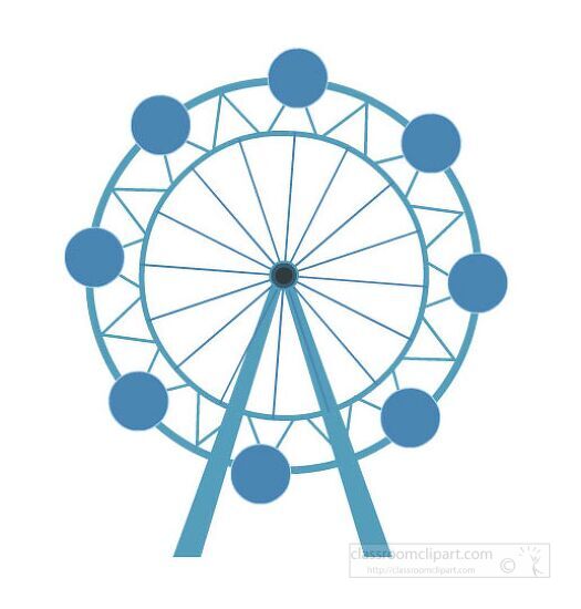 ferris wheel animated clipart - Classroom Clip Art