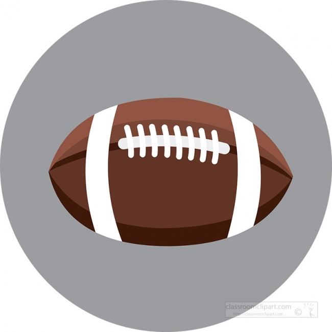 football gray color icon - Classroom Clip Art