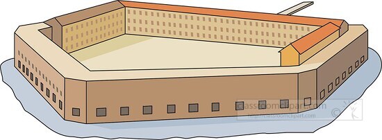 fort sumter south carolina - Classroom Clip Art