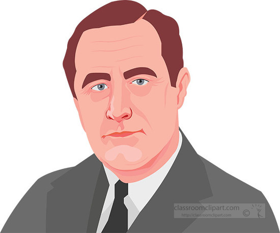 American Presidents Clipart-franklin d roosevelt american president 32 ...