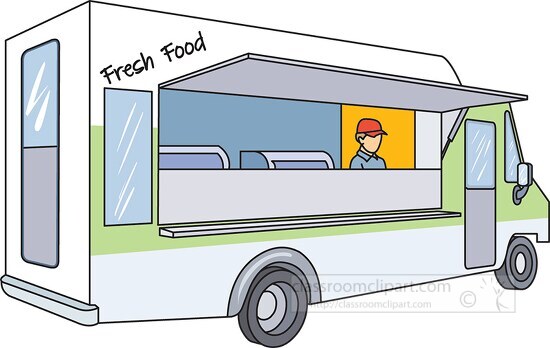 fresh food truck clipart 7A - Classroom Clip Art