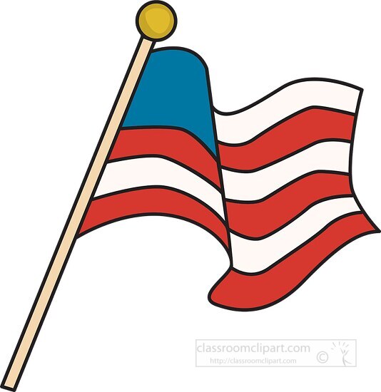Free FTP0100 flag flat design clipart - Classroom Clipart