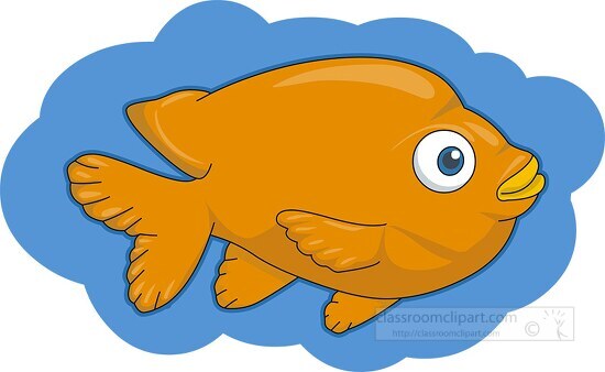 garibaldi fish 812 - Classroom Clip Art