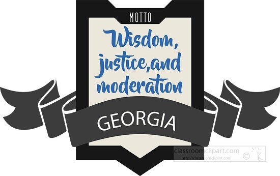 georgia state motto clipart image - Classroom Clipart