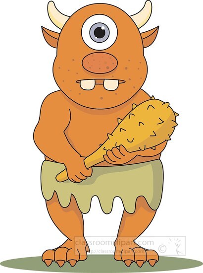 giant ogre with club clipart - Classroom Clip Art