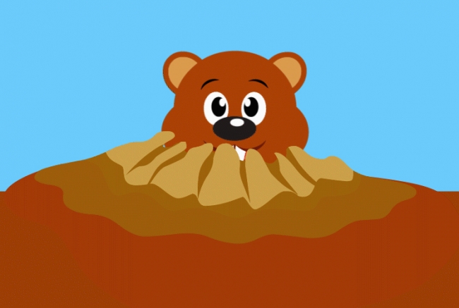 Free ground hog ground_animated clipart - Classroom Clipart